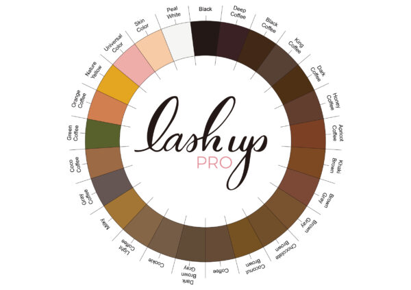 Brow Pigment Chart - Lash Up PRO